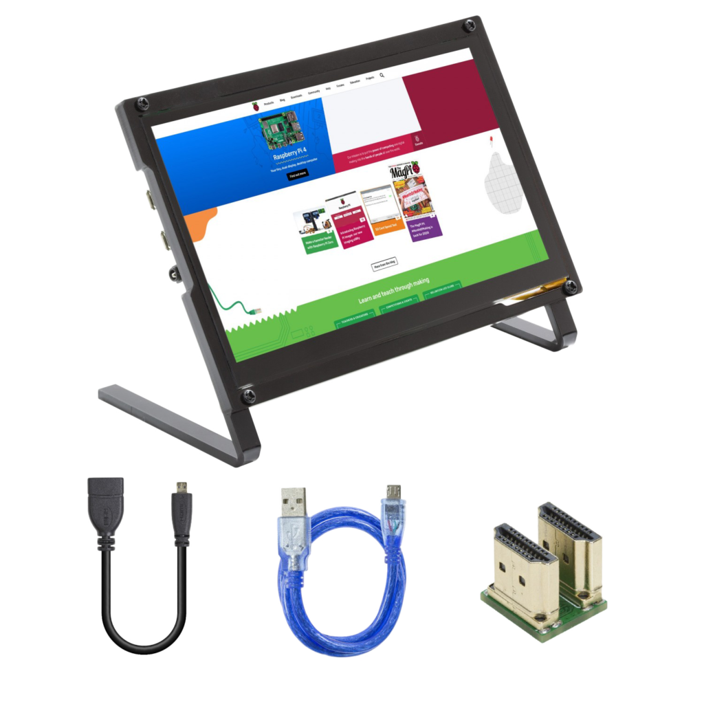 Uctronics 7″ Touchscreen 1024×600 for RPi w/Stand – 華輝 WECL STEM
