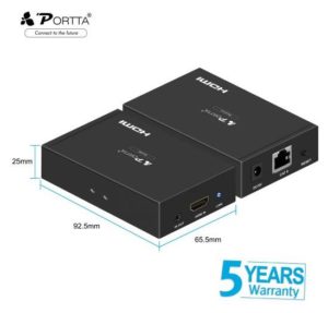 Portta® HDMI™ Extender 50m with IR Support 4K@30Hz (N4ET50E) – 華輝 WECL STEM